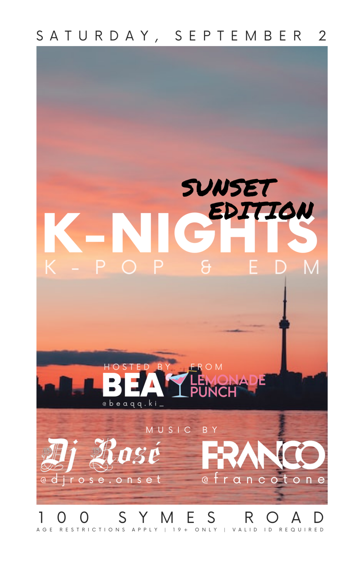 K-NIGHTS SUNSET EDITION | K-Pop & EDM