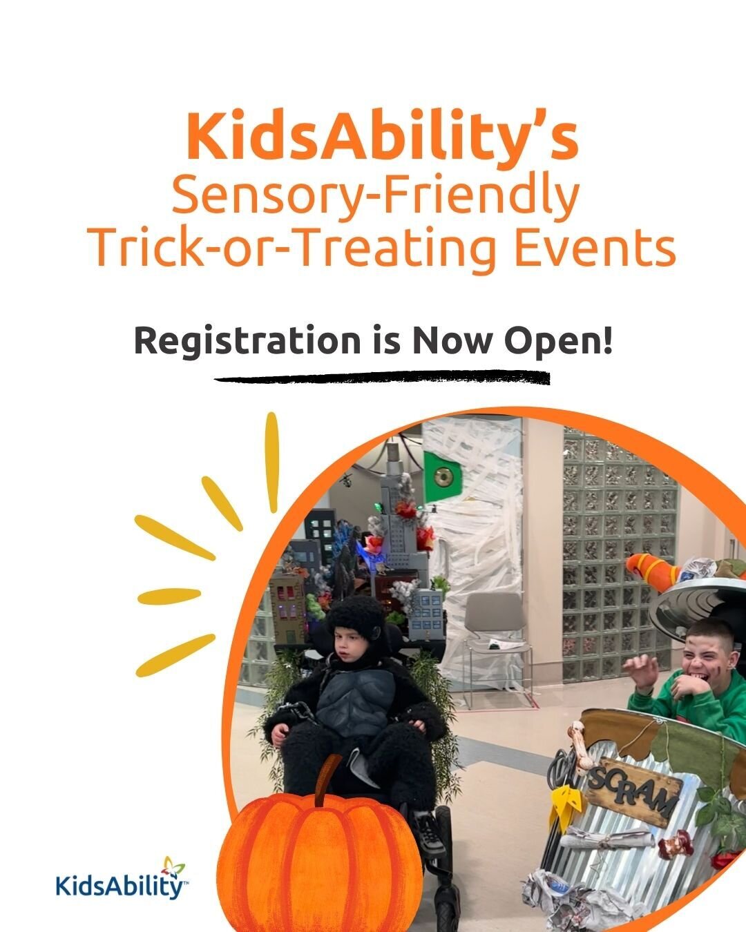 Sensory-Friendly Trick-or-Treating at KidsAbility