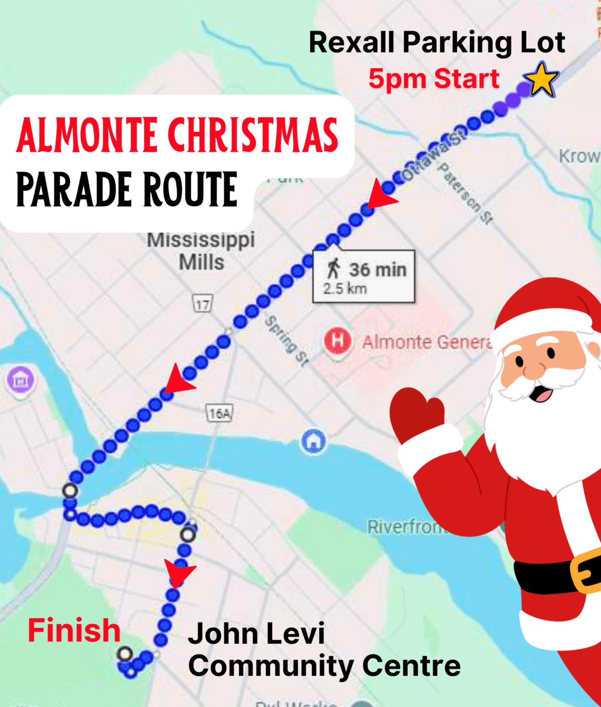 Almonte Christmas Night Parade 2025
