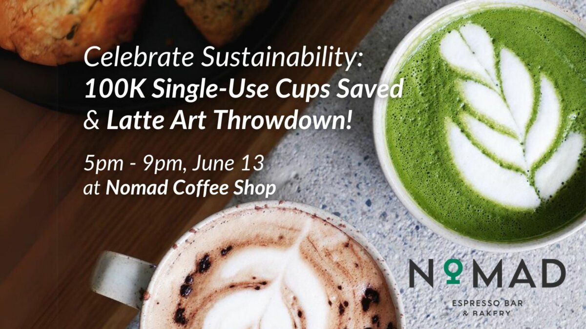 100K Single-Use Cups Saved – Latte Art Throwdown!
