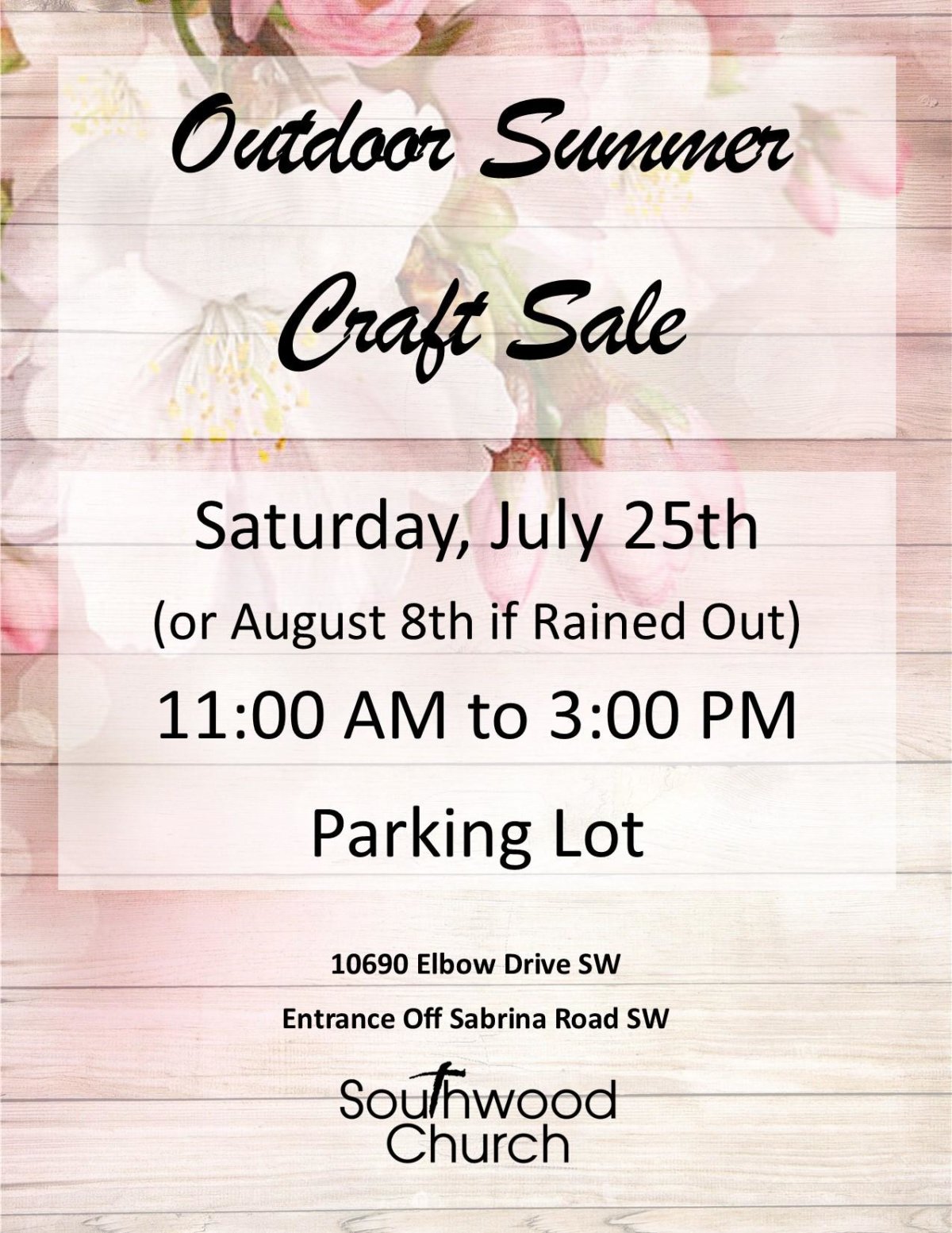 Outdoor Craft Sale