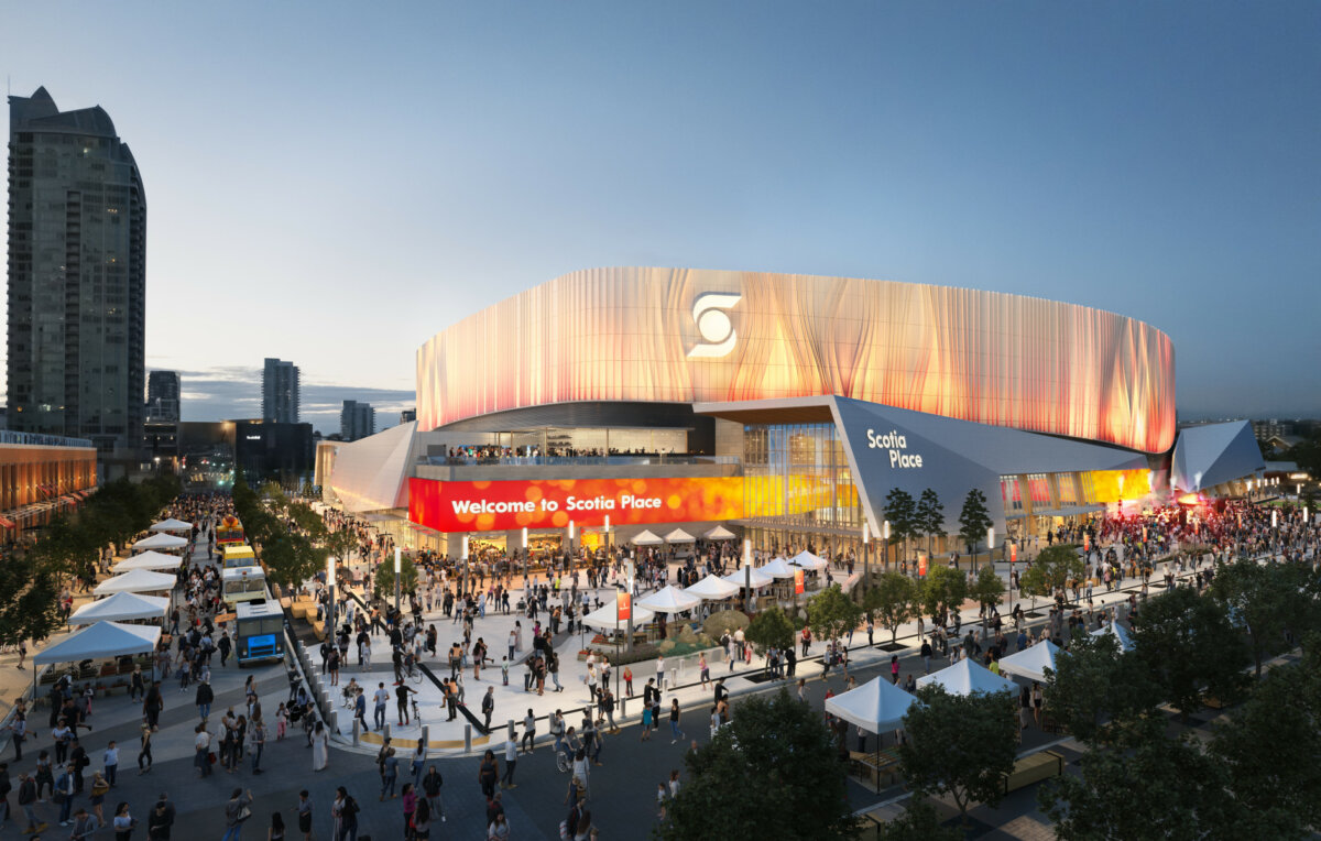 Scotia Place: Calgary Reveals Design of the New Flames Arena