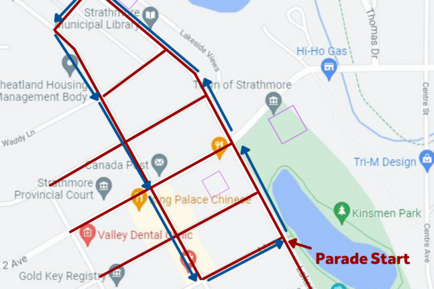 Strathmore Santa Claus Parade