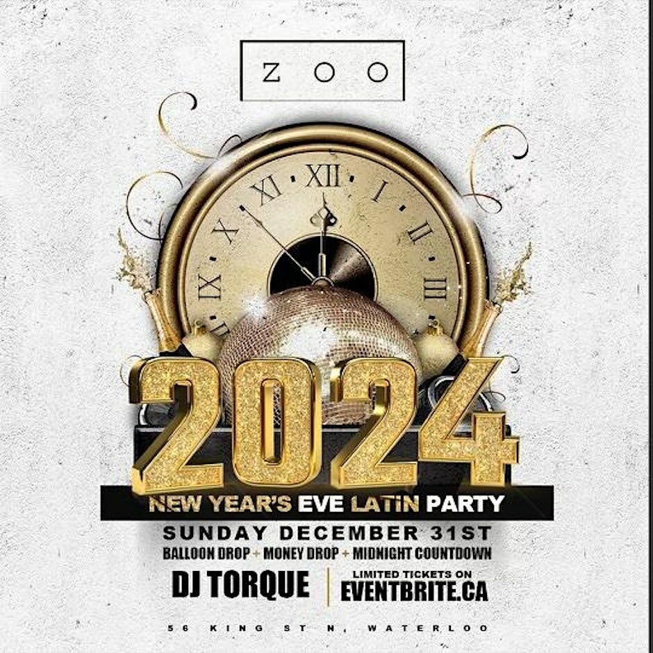 2024 New Year’s Eve Latin Party inside The Uptown Zoo