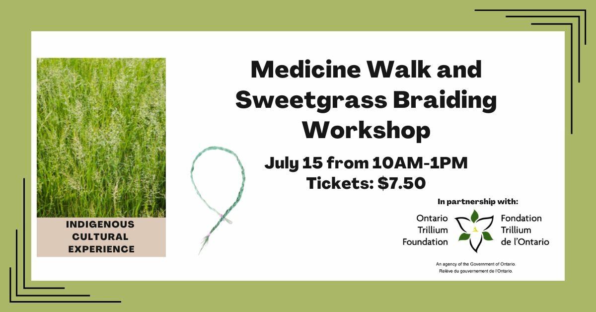 Medicine Walk and Sweetgrass Braiding Workshop
