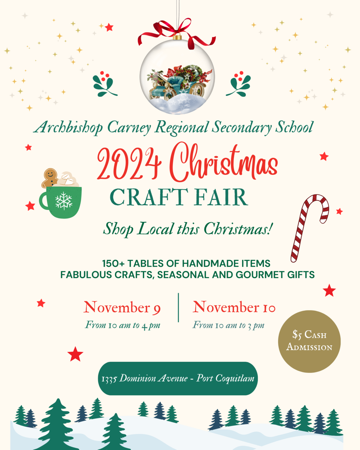 Archbishop Carney Regional Catholic Secondary School Christmas Craft Fair