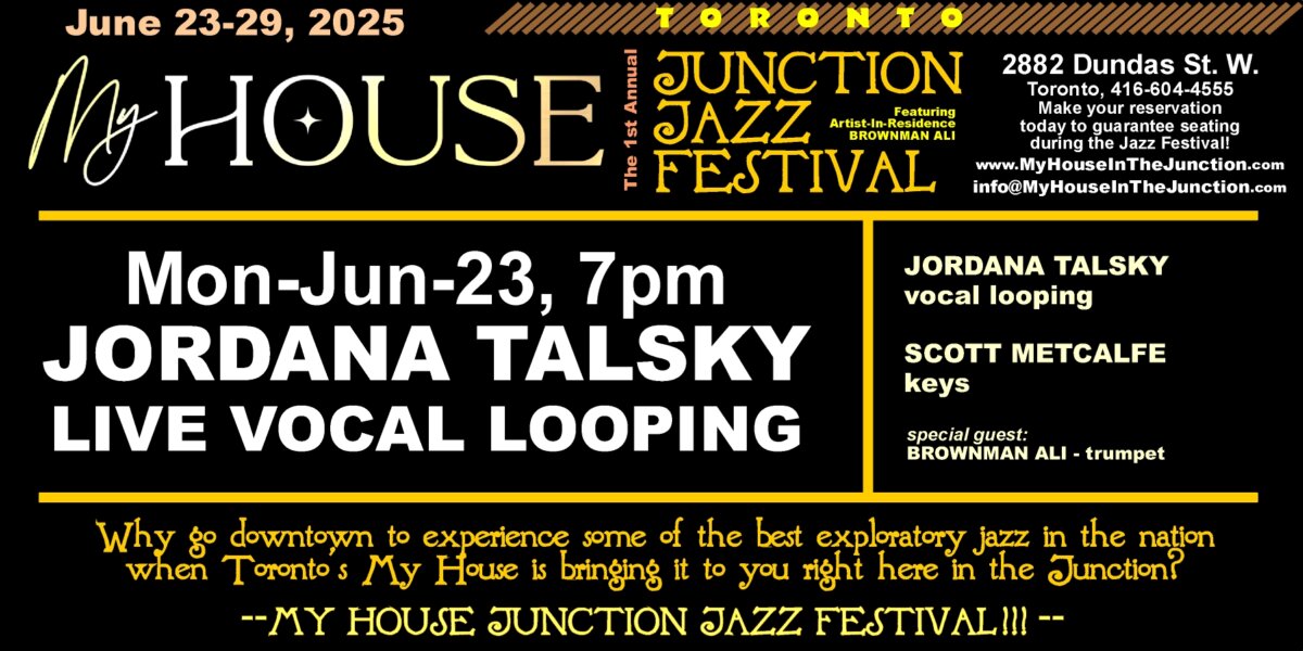 Jordana Talsky – LIVE LOOPING (modern jazz looping) Junction Jazz Festival