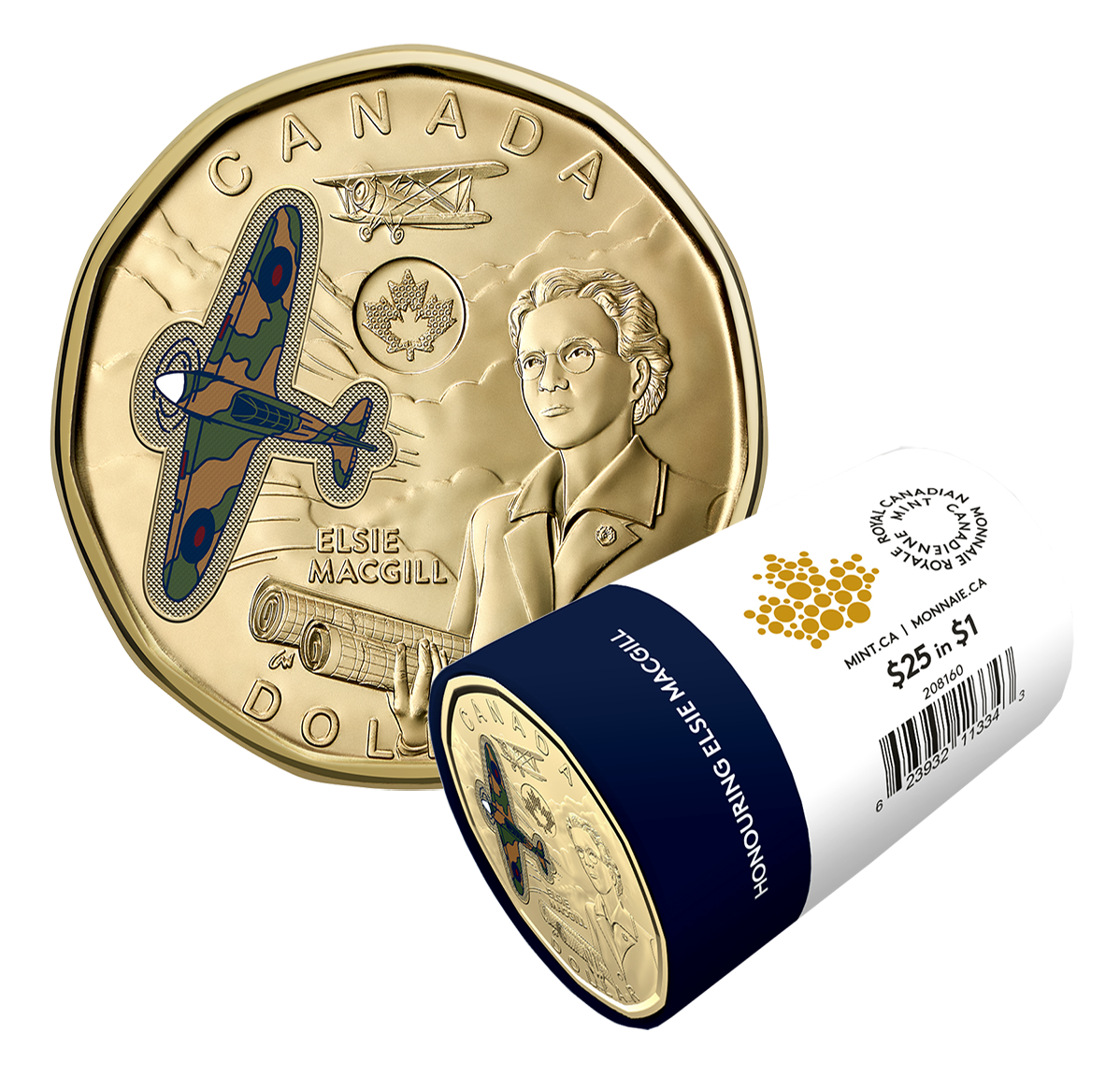 Royal Canadian Mint Issues Colourful Circulation Loonie to Honour Elsie ...