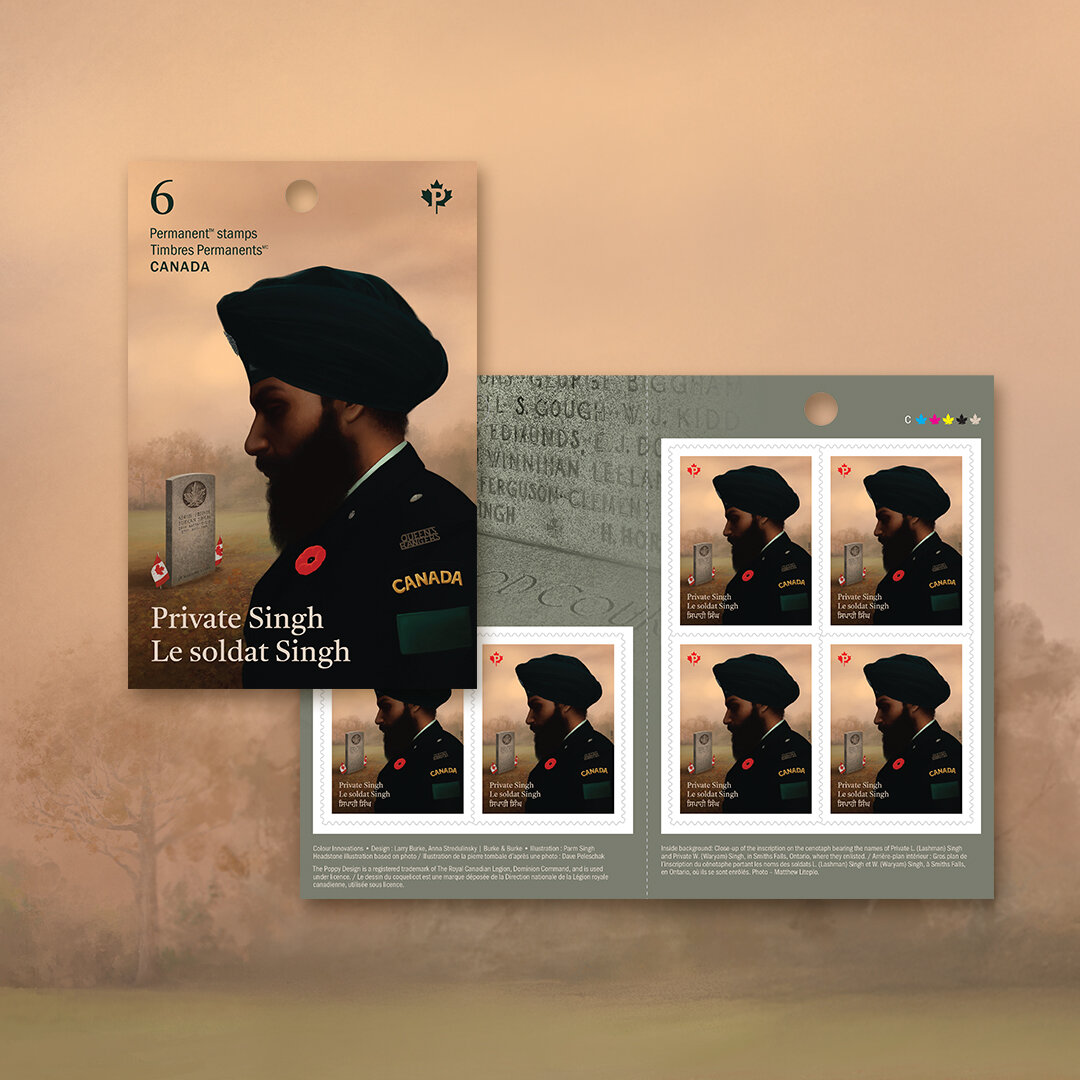 New Remembrance Day Stamp Pays Tribute to Sikh Soldiers in Canadian History