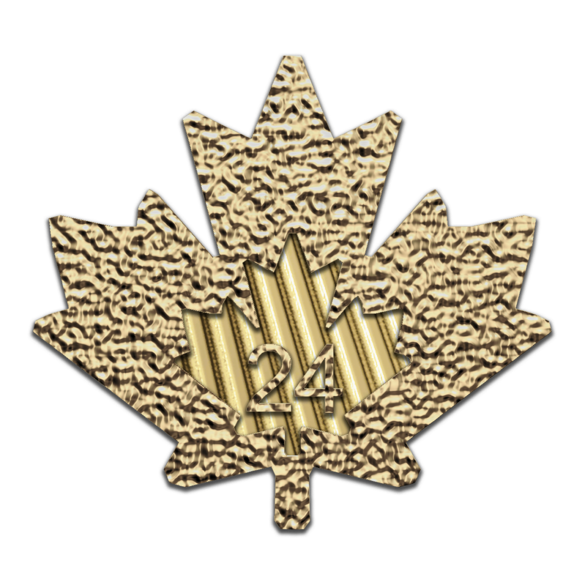 Special Edition 2024 $50 Gold Maple Leaf Coin by Royal Canadian Mint ...