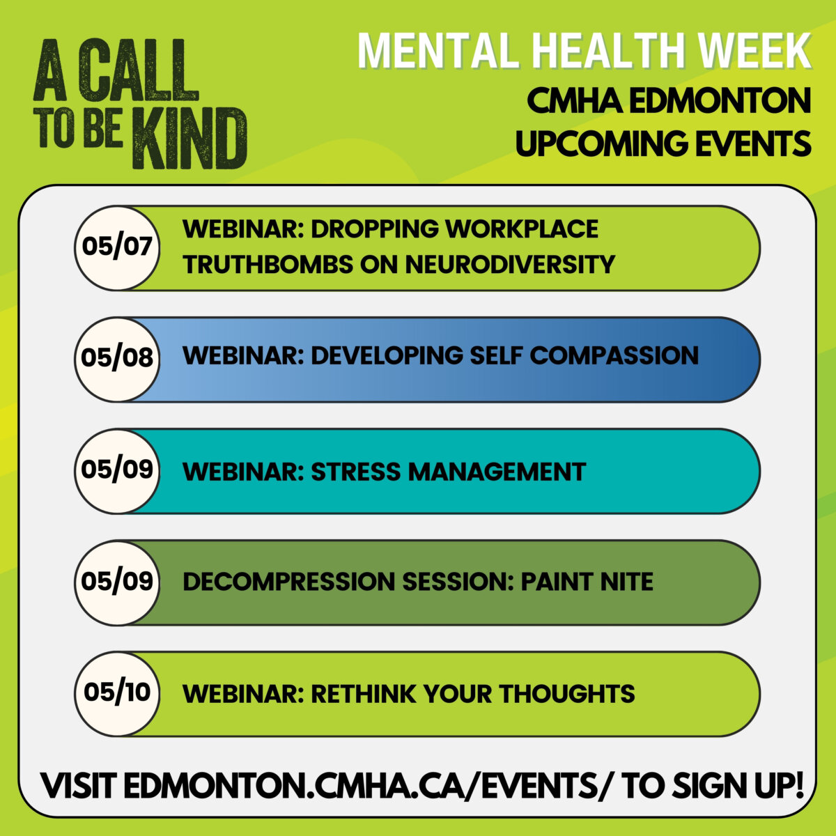 FREE Webinars | Mental Health Week