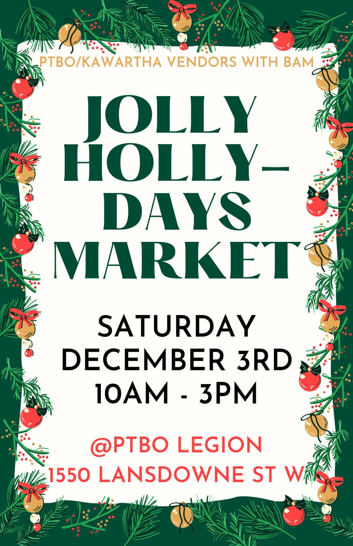 Jolly Holly-Days Market