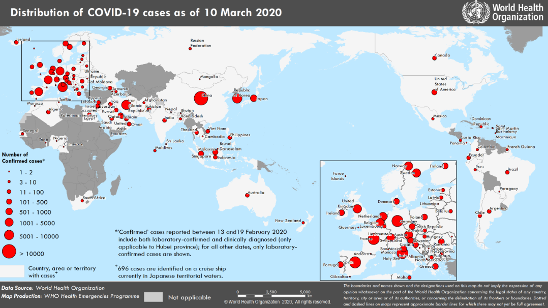WHO Declares COVID-19 a Pandemic