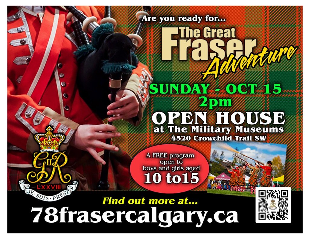 Open House 78 Fraser Calgary Highlanders