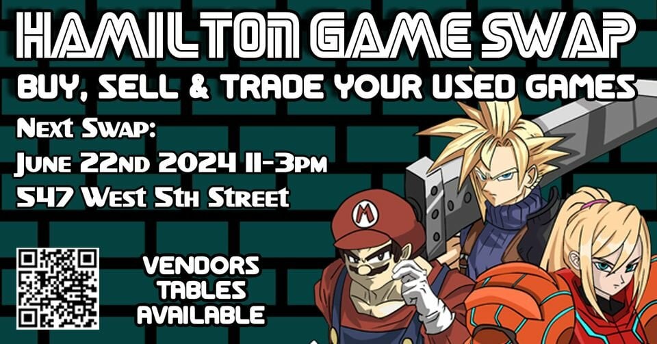 7th Annual Hamilton Game Swap: Presented by Dorkalicious