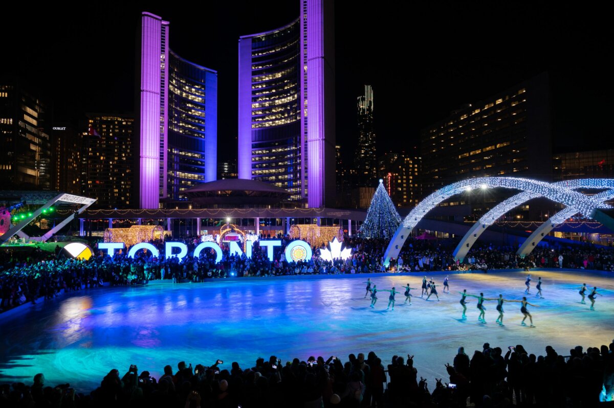 Nathan Phillips Square Rink 60th Anniversary Skating Party