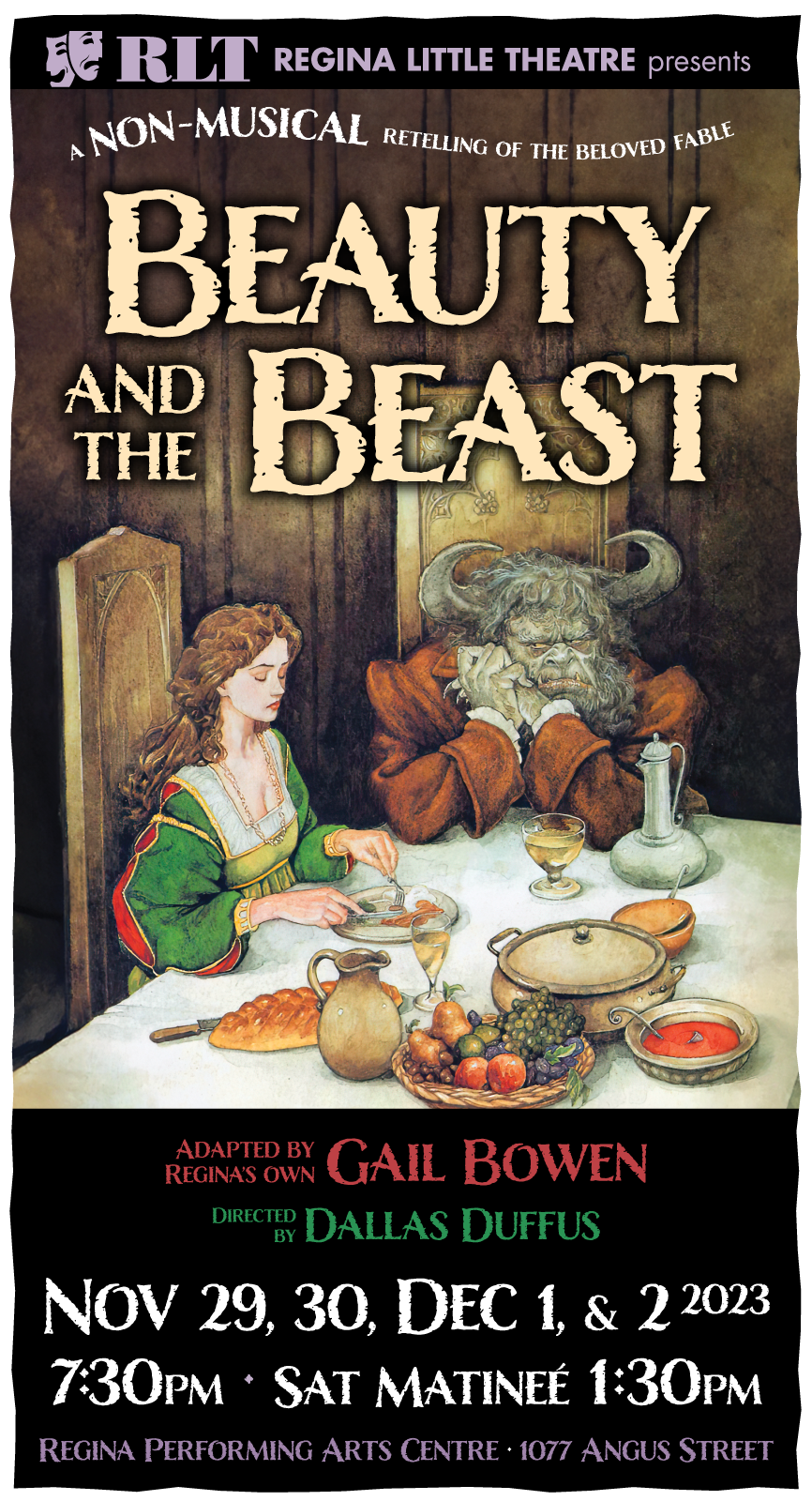 A NON-MUSICAL retelling of Beauty and the Beast