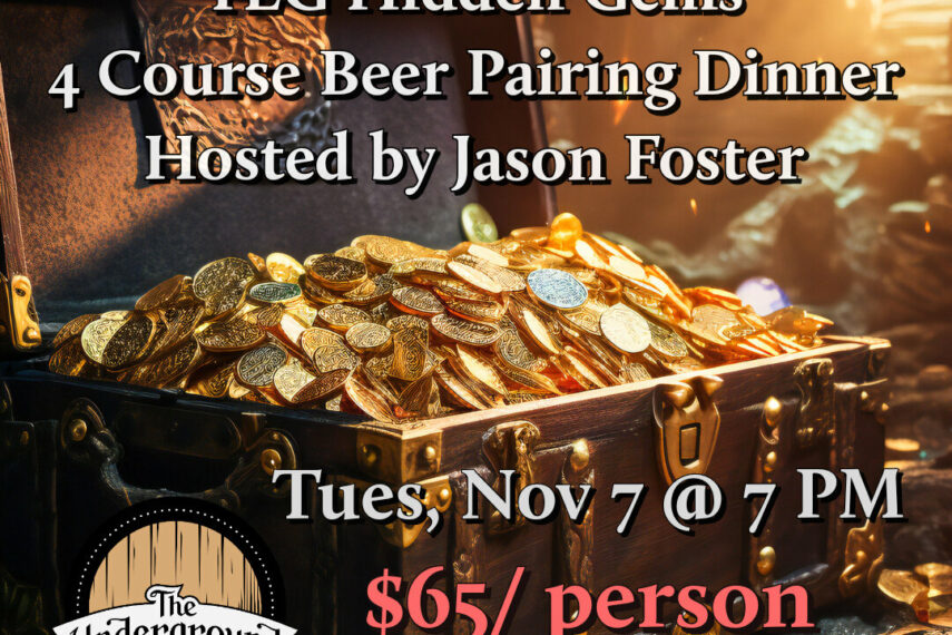 YEG Hidden Gems: 4 Course Beer Pairing Dinner