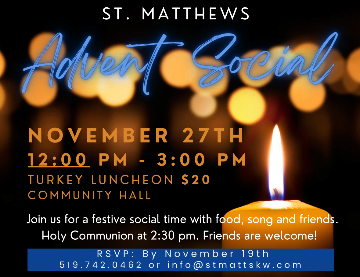 Advent Social & Turkey Luncheon