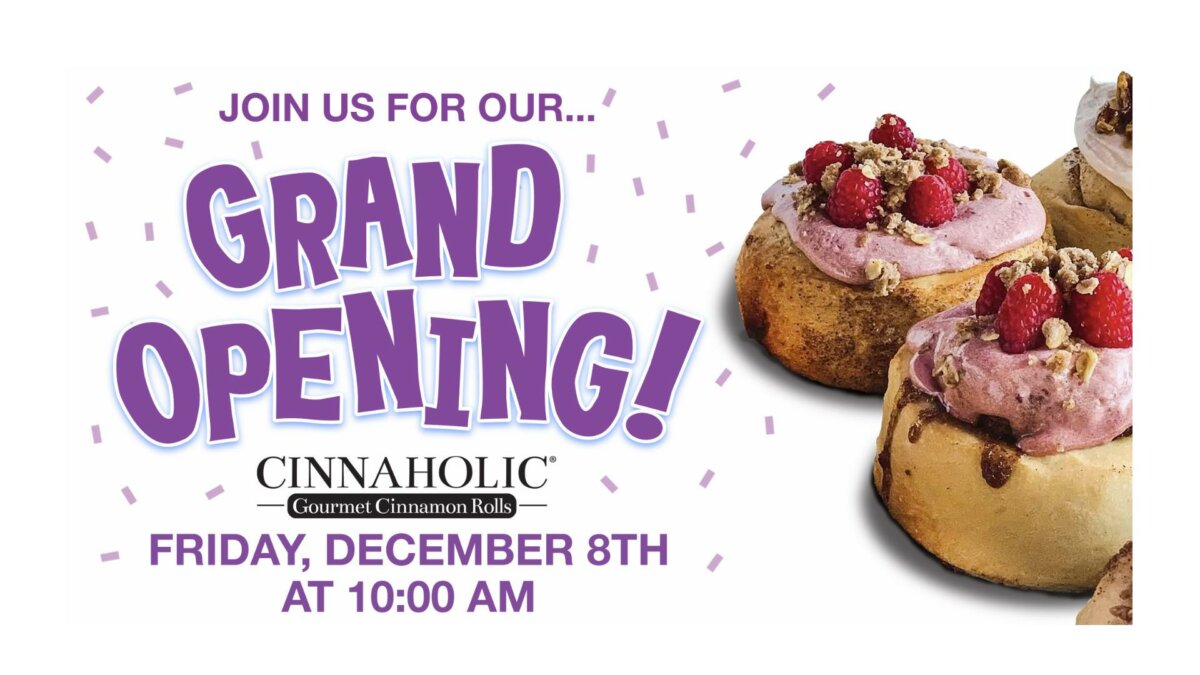 Cinnaholic Airdrie – Grand Opening!