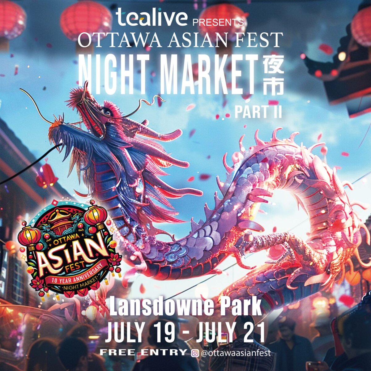 Ottawa Asian Festival Night Market – Summer