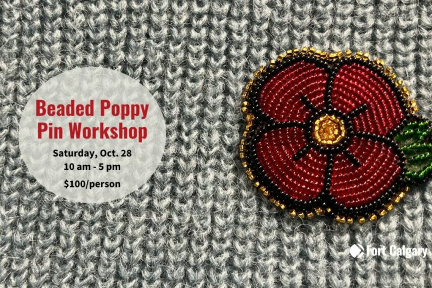 Beaded Poppy Pin Workshop