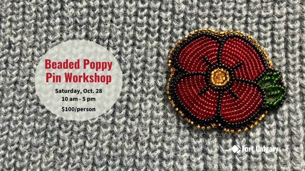 Beaded Poppy Pin Workshop
