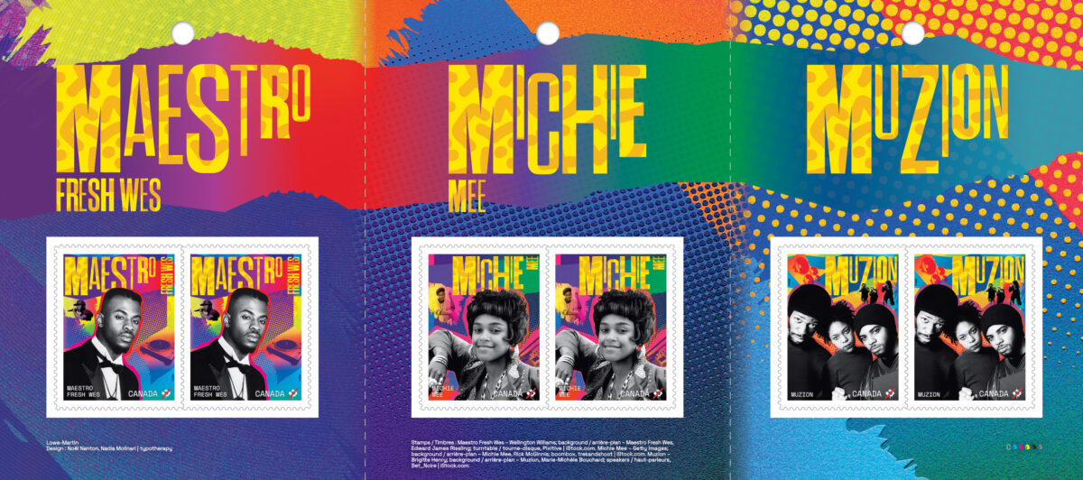 New Black History Month Stamps Honours Canada’s Hip-Hop Trailblazers