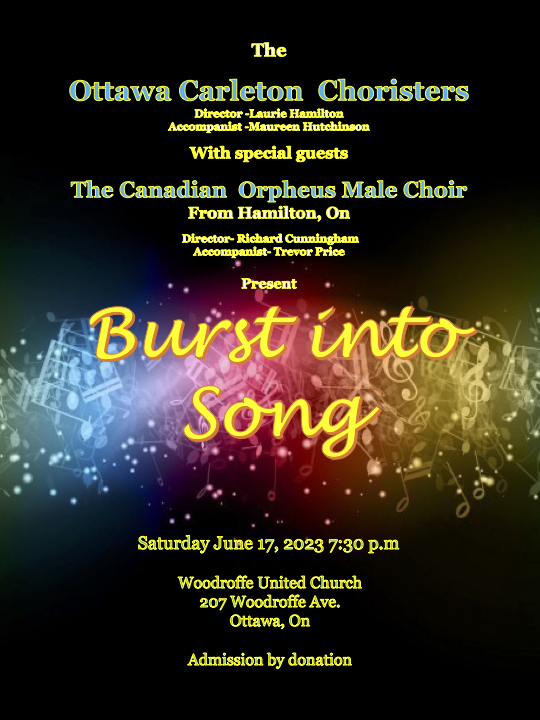 Burst into Song! Burst into Song!