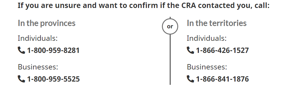 This is How to Make Sure Phone Call is From CRA Employee and Not a Scammer