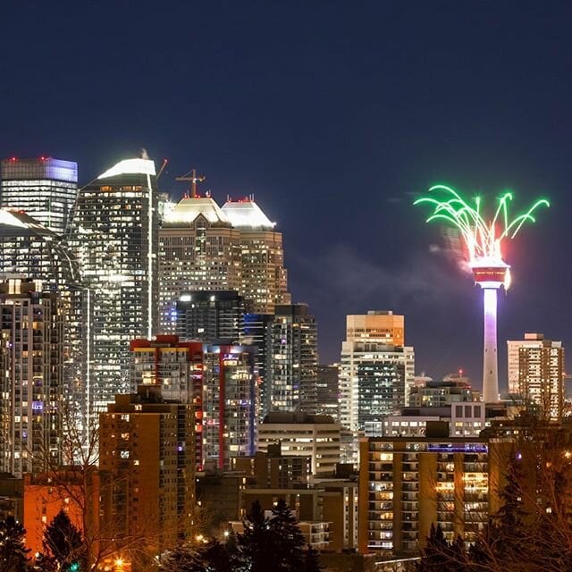 Calgary to Welcome 2022 With Midnight Fireworks Show Over Calgary Tower