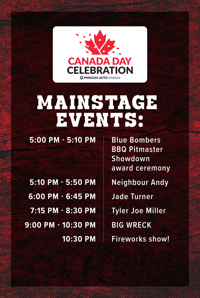 Canada Day at Princess Auto Stadium