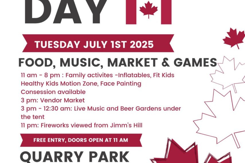 Canada Day at Stonewall Quarry Park