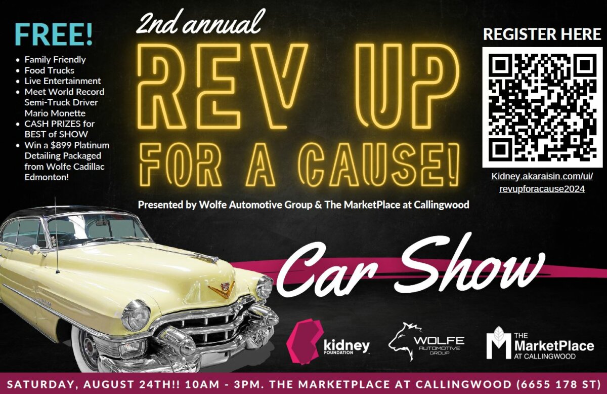 Rev Up for a Cause – Car Show in Support of the Kidney Foundation