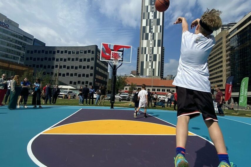 Century Gardens Basketball Court Opening Celebration