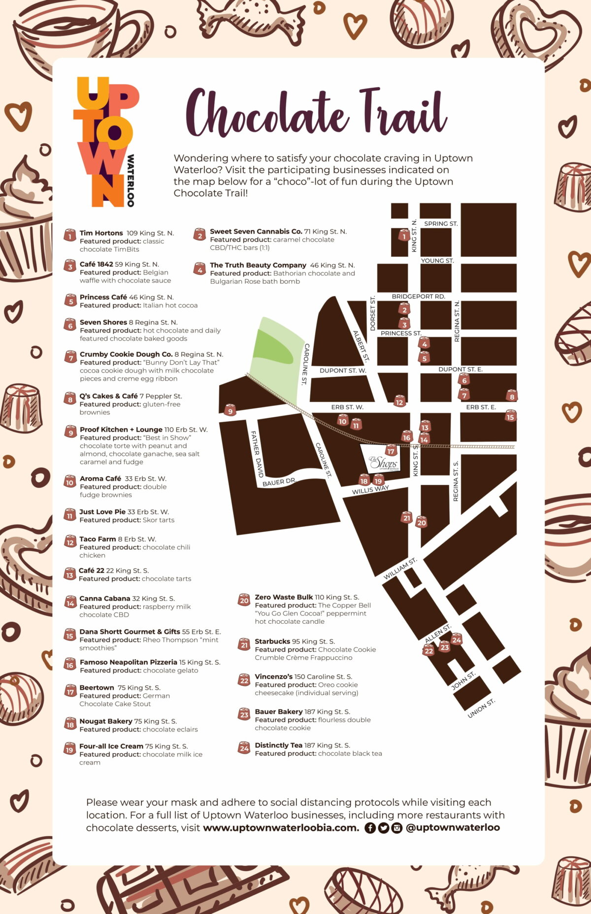 Uptown Waterloo Chocolate Trail: Taste Your Way Through Delicious ...