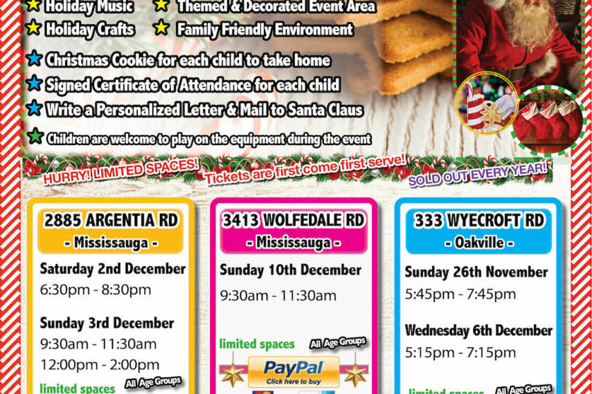 Santa Claus Christmas Playland Party