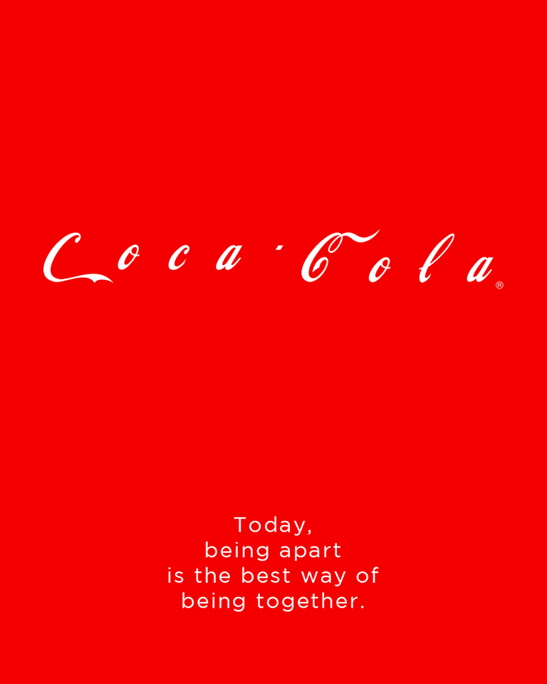 Check Out the Social Distancing Inspired Logos of Famous Brands