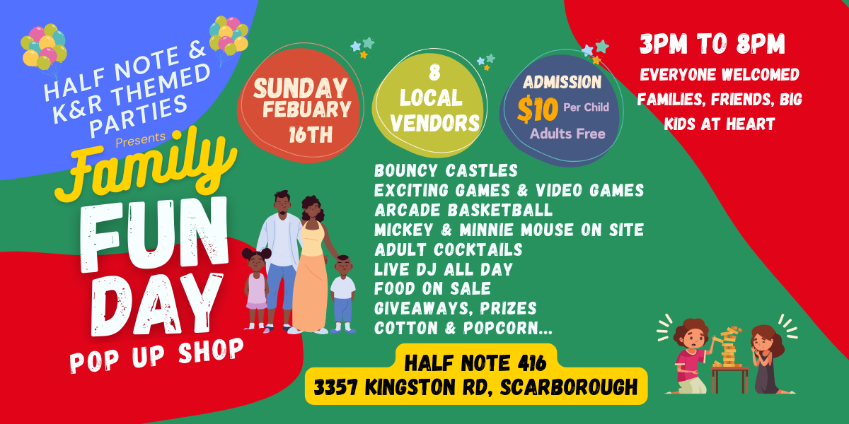 Family Fun Day Pop Up Shop