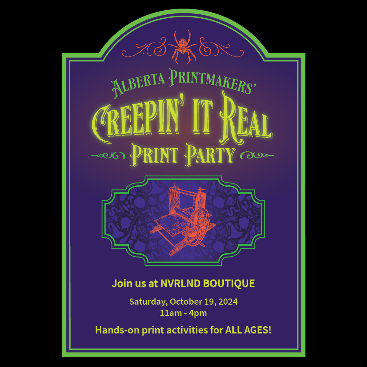 Creepin’ it Real: Print Party