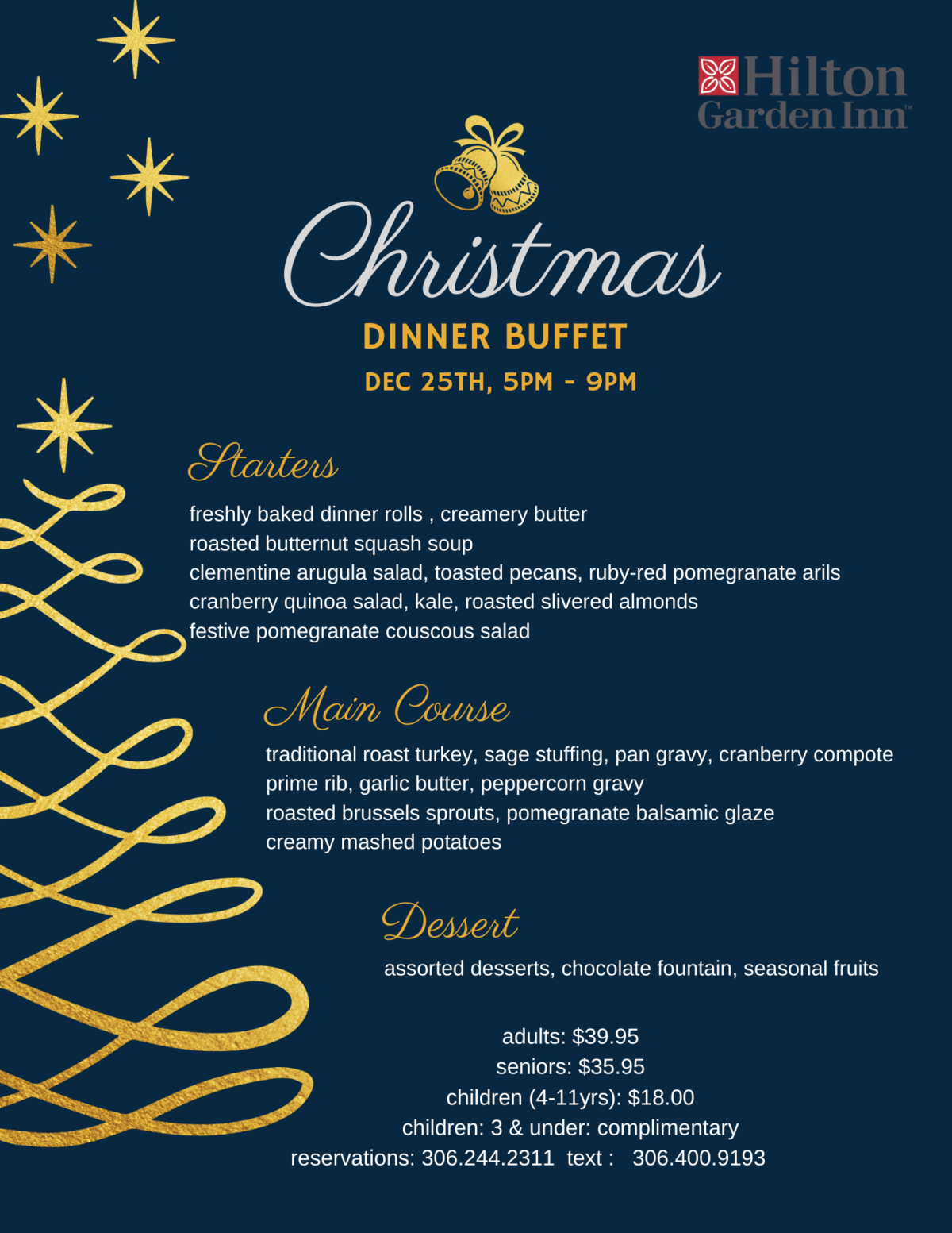 Christmas Dinner Buffet