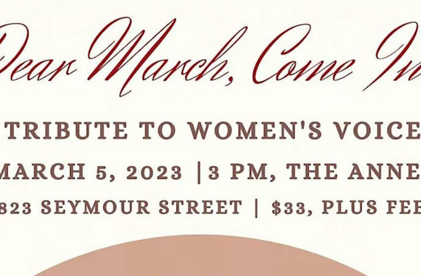 Dear March, Come In!