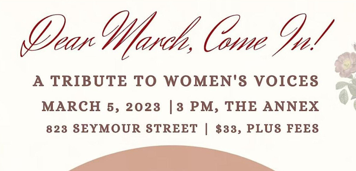 Dear March, Come In!