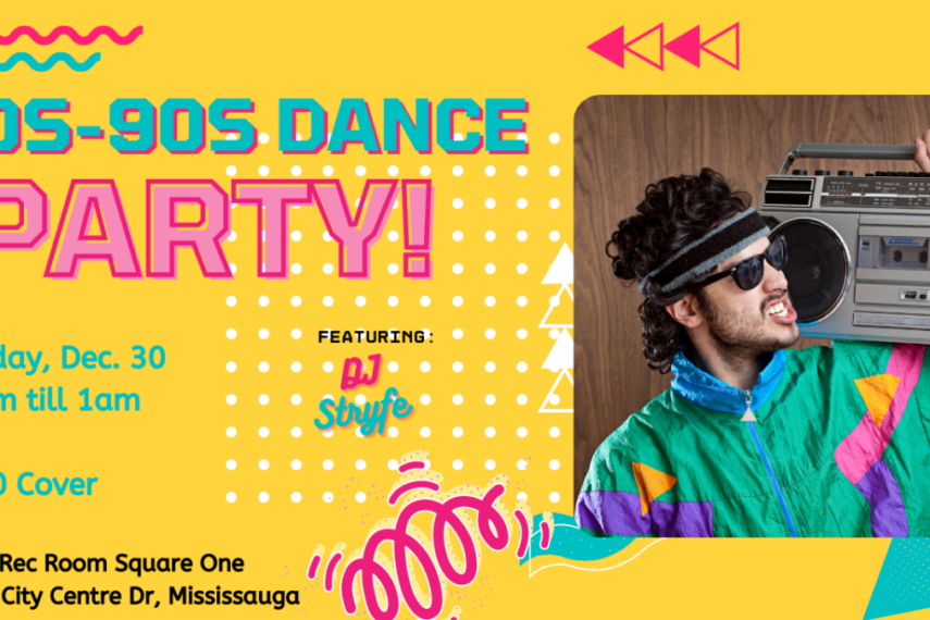 A Retro 80s 90s Dance Party