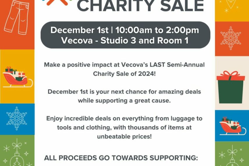 Vecova Charity Sale
