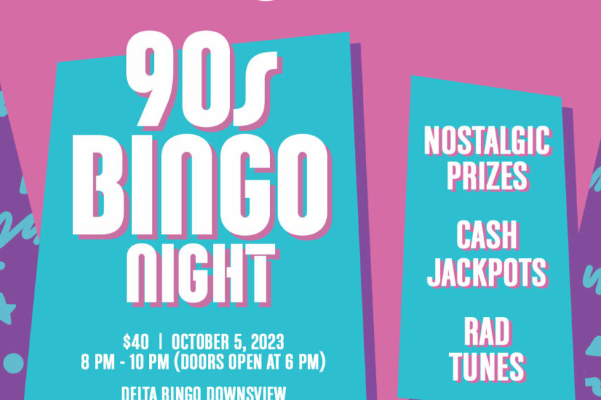 90s Bingo Night at Delta Downsview
