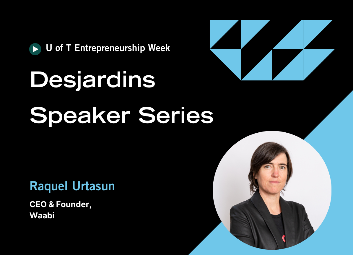 Desjardins Speaker Series featuring Raquel Urtasun