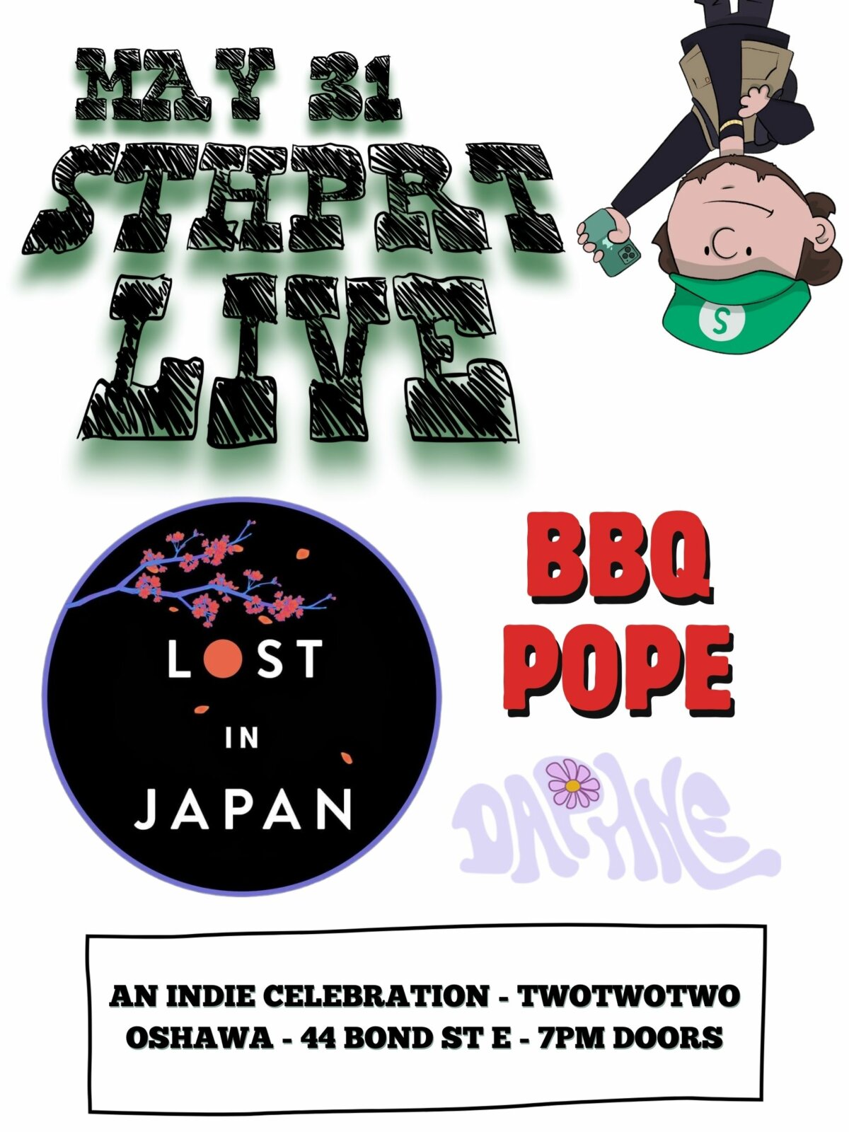 Southport Live with Lost in Japan, BBQ Pope and DAPHNE