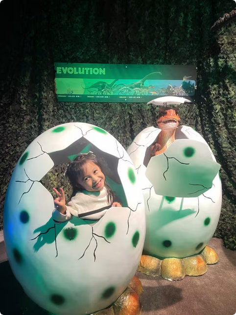 Paint Your Easter Egg Sessions at Dinos Alive: An Immersive Experience