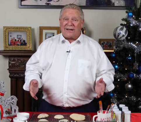 Doug Ford Shares Video on How to Decorate Cookies Ahead of Christmas